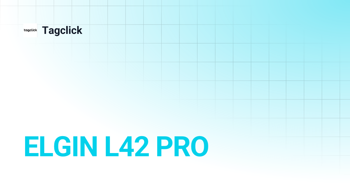 ELGIN L42 PRO | Tagclick